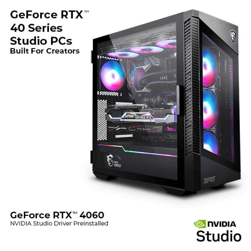 Jual Pc Geforce Rtx Studio Myth Msi Mpg Geforce Rtx 4060 - I9 13900kf ...