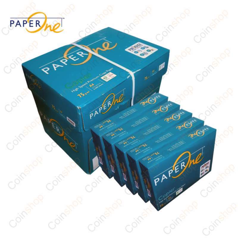 Jual Kertas Hvs A4 Paperone 75 Gram 1 Rim Di Seller Coinshop - Tanah Tinggi, Kota Jakarta Pusat ...