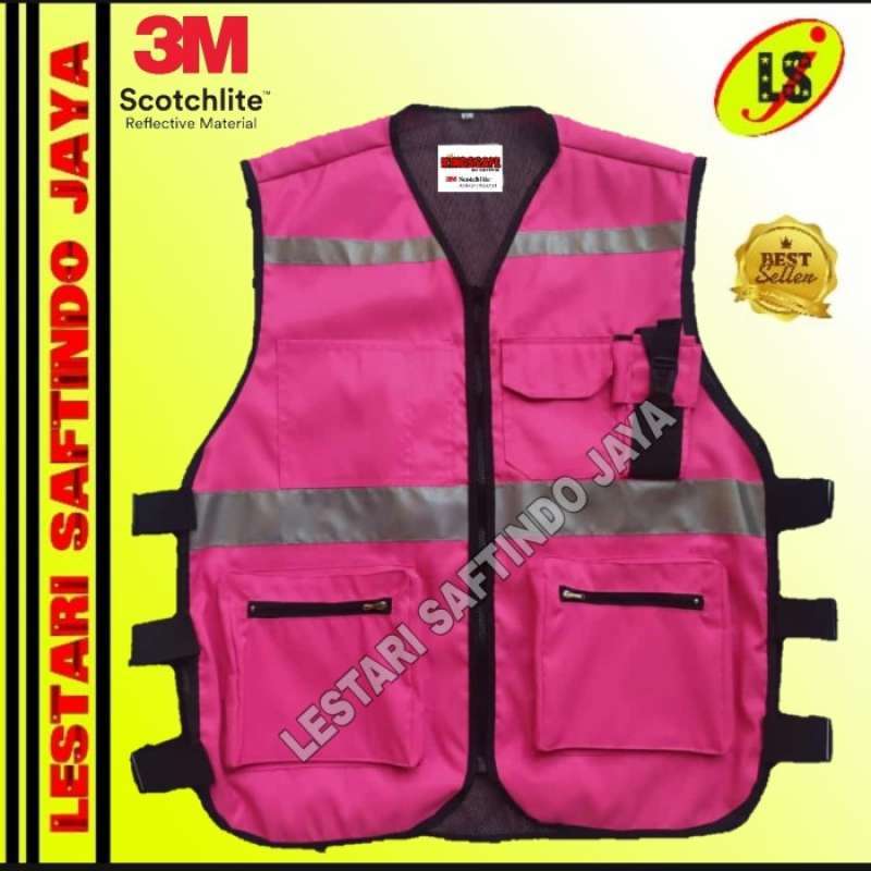 Promo Rompi Bahan Taslan Scotlight 3m Rompi Proyek Diskon 23% Di Seller ...