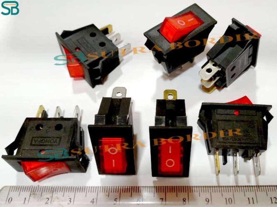 Promo Tombol Switch ON OFF Kaki 3 Mesin Bordir Komputer dan Industri ...