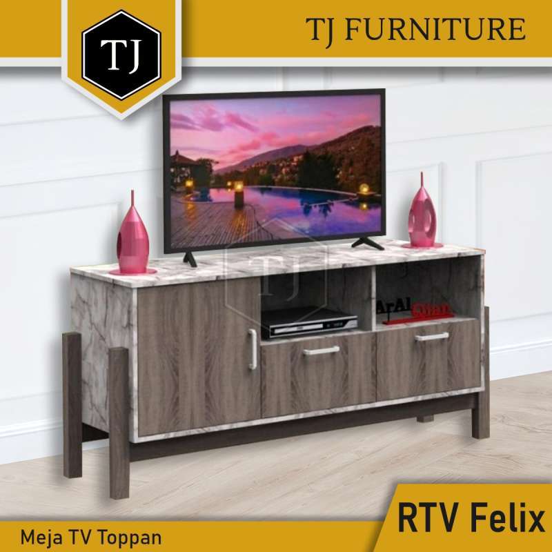 Jual Rak TV Meja TV Cabinet TV Bufet TV Minimalis Toppan RTV Felix di ...