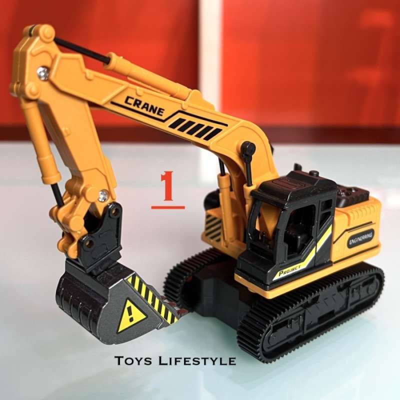 Promo MAINAN DIECAST ESKAVATOR CRANE KONSTRUKSI EXCAVATOR - LUTOFIA ...