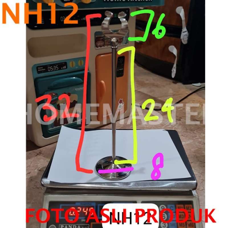 Jual Menu/Card/Kartu/Number/Nomor/Name/Nama Holder/Penjepit Stainless NH - 30 Cm di Seller ...