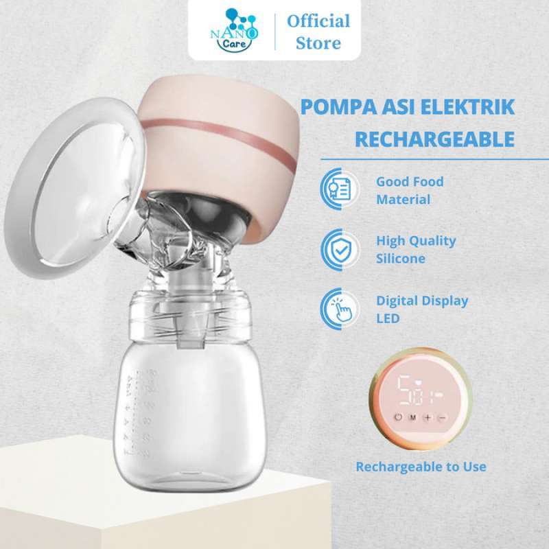 Promo Pompa ASI Elektrik Rechargeable Single Electric Breast Portable ...