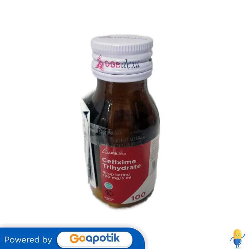 Jual Cefixime Trihydrate Ogb Dexa Medica 100 Mg/5 Ml Dry Syrup 30 Ml Di ...