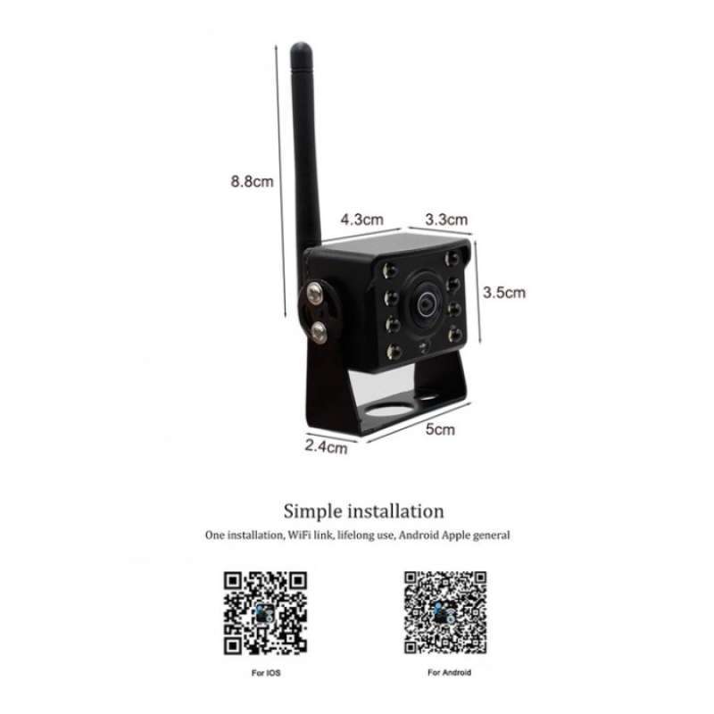 Promo New Kamera Cctv Mobil Truk Bus Wifi Android - Smart Car Camera ...