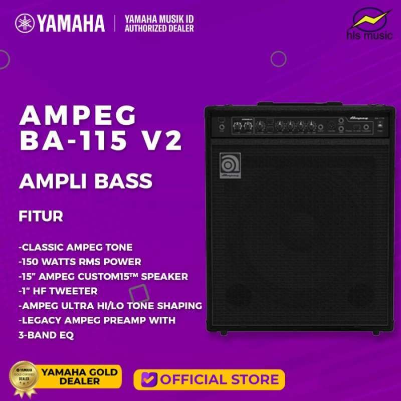Jual Ampeg Ba115 V2 / Ba-115 V2 Bass Amplifier Di Seller Hls Music Official Store - Hls Musik ...