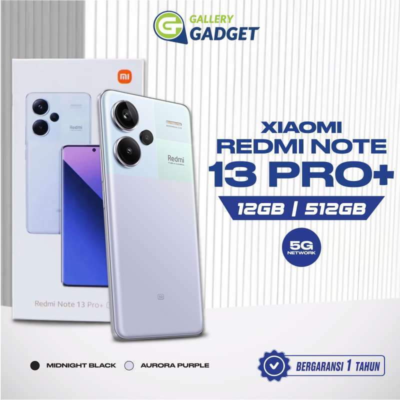 Promo Xiaomi Redmi Note 13 Pro+ 5G 12/512 RAM 12 ROM 512 GB 12GB 512GB ...