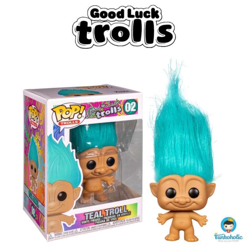 Promo POP! Trolls Good Luck Trolls - Teal Troll Doll #2 Diskon 23% di ...
