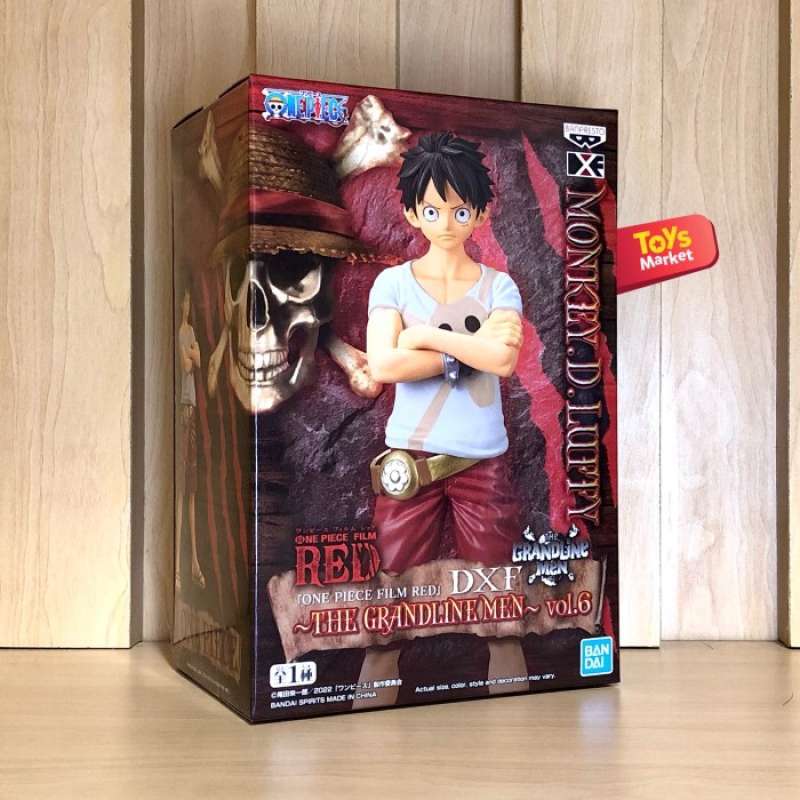Promo BANPRESTO DXF One Piece Film Red The Grandline Men Vol 6 - Luffy Diskon 23% di Seller ...