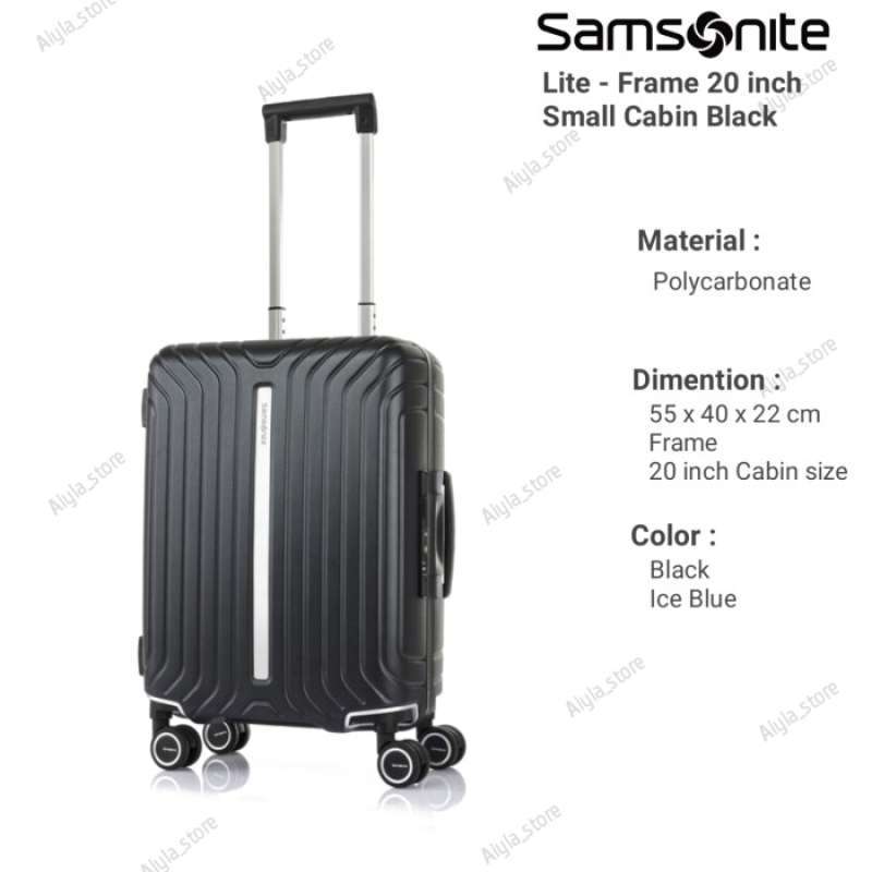 Promo Samsonite Lite Frame 55 /20inch Small Koper Cabin Samsonite Lite ...