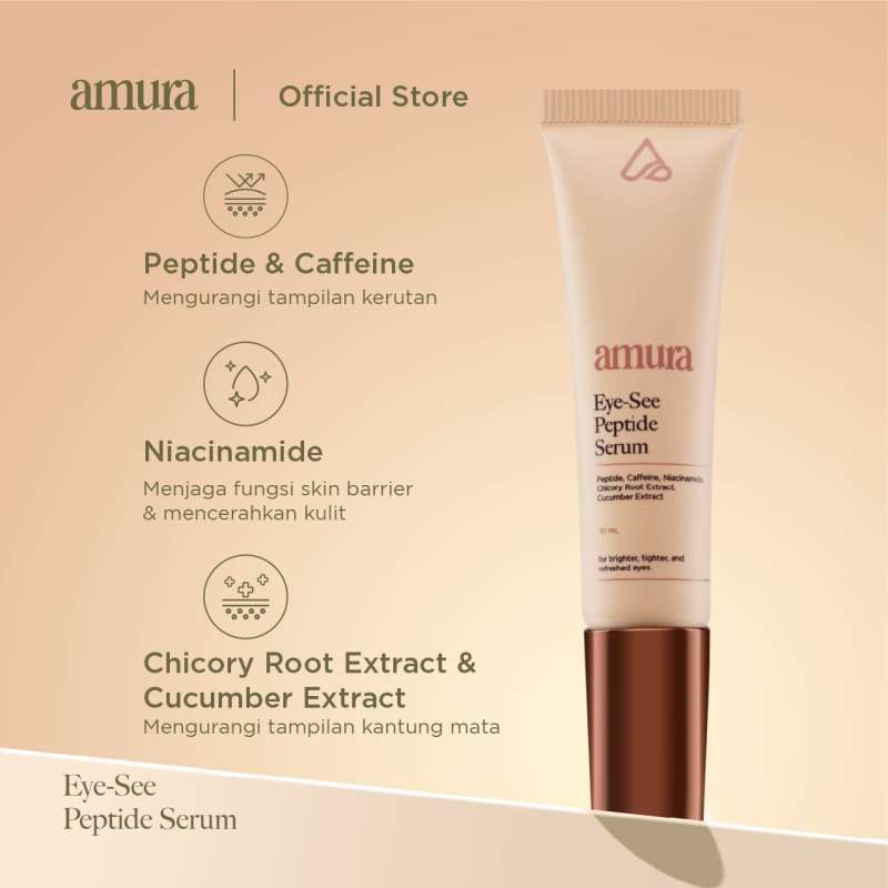 Promo Amura Eye-see Peptide Serum Dengan Cooling Tech Untuk Area Mata Lebih Cerah, Kencang ...