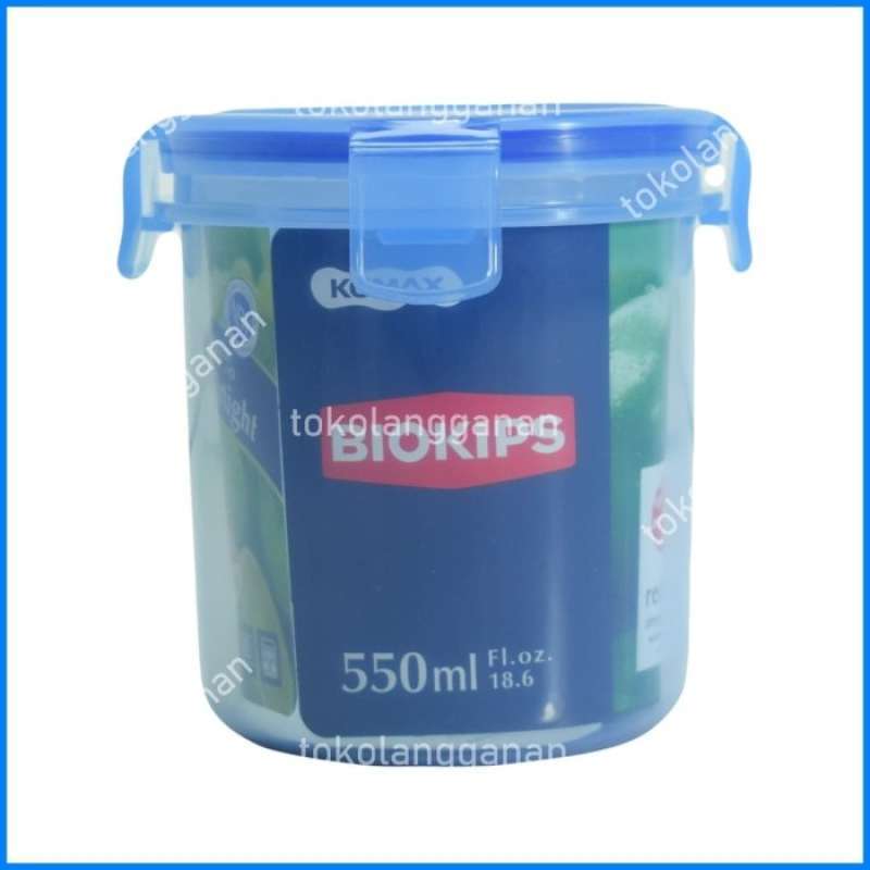 Promo Ko Biokips Tempat Makan Silinder 550 Ml Diskon 23% Di Seller ...