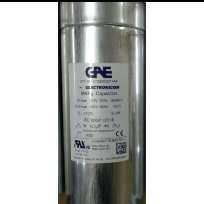 Promo Kapasitor Bank Gae Mkpg 20kvar Capacitor Bank Gae Mkp 20 Kvar ...