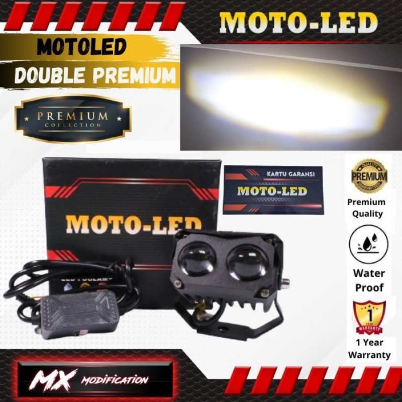 Promo Lampu Laser Tembak Motoled Foglamp D2h Dual Colour Mini Driving Led - Double Premium ...