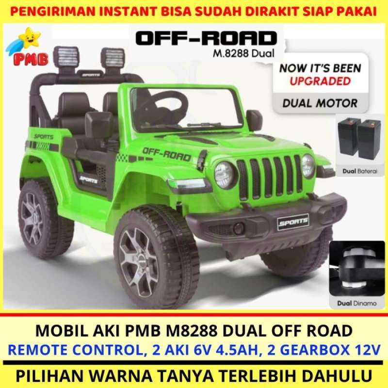 Promo Mobil Aki Remote Control Jeep Rubicon Pmb M 8288 Off Road - 8288 ...