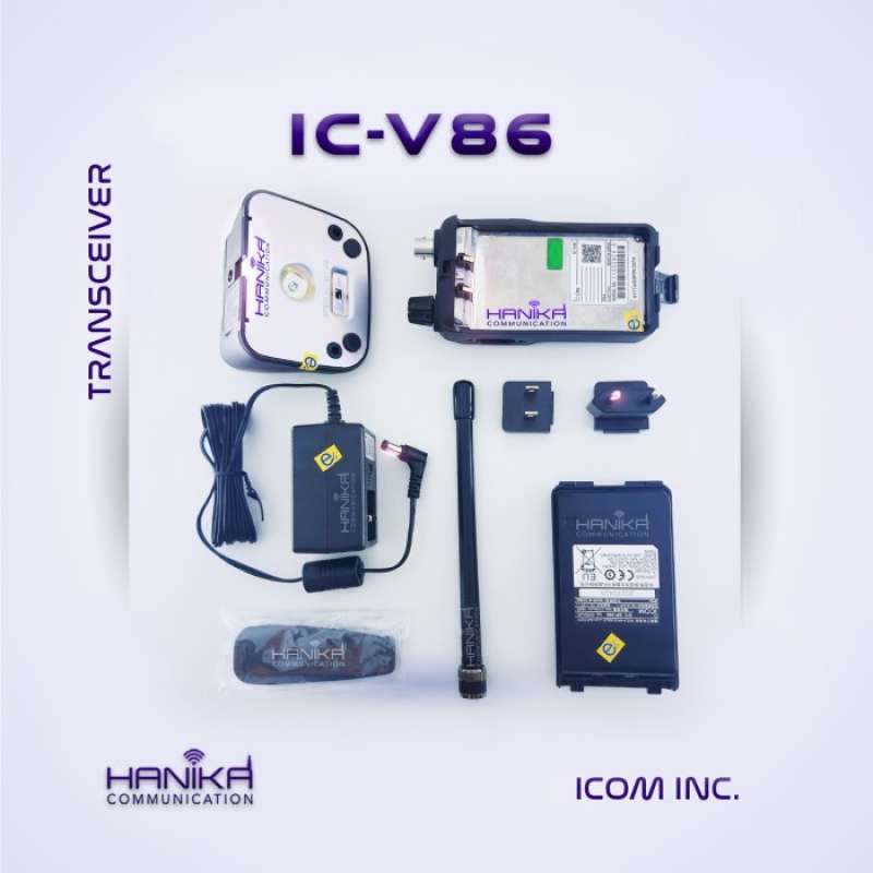 Jual Icom Ic-v86 Handie Talkie Vhf Ori Baru Garansi Icv86 V86 Ht Jepang Di Seller Noelle ...