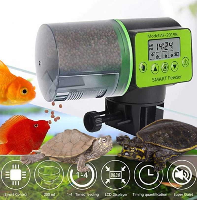 Promo Auto Feeder Feeding Pemberi Makan Ikan Alat Smart Automatic Food ...