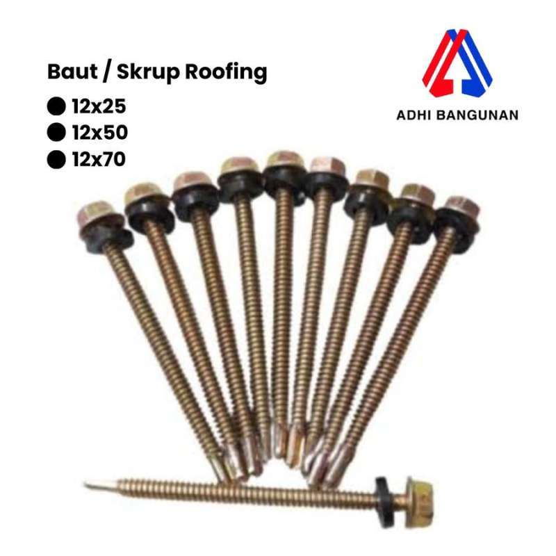 Jual Sekrup Roofing Baja Ringan Atap Kanopi Di Seller Adhi Bangunan Ol ...