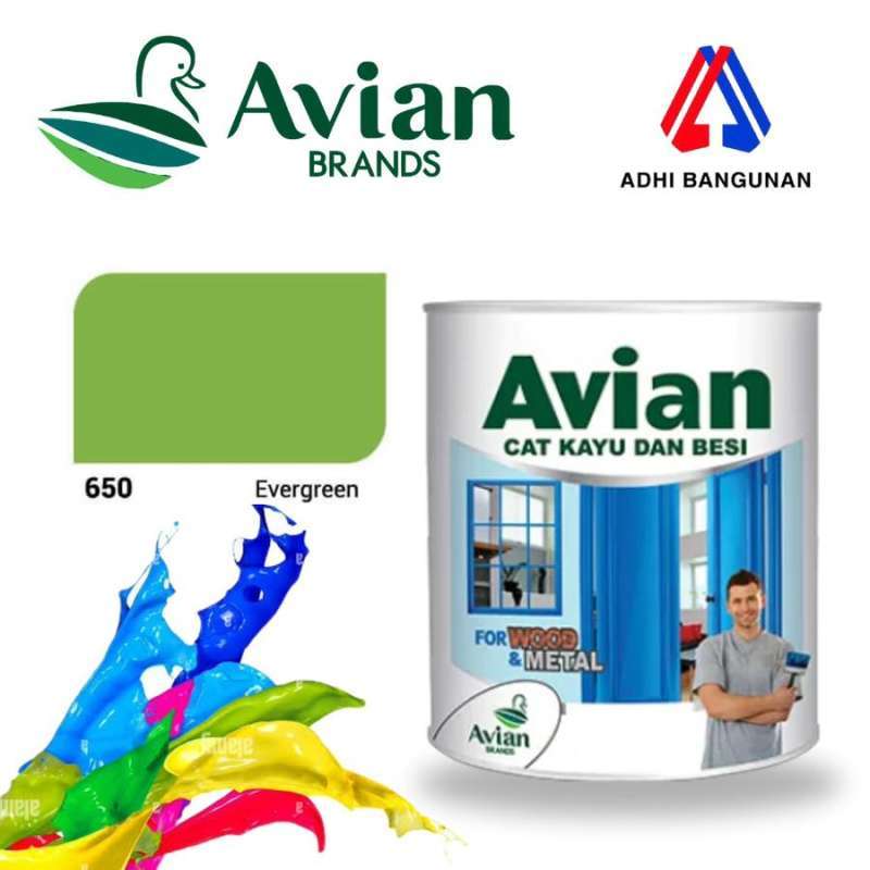 Jual Cat Minyak Cat Kayu Dan Besi Avian - Evergreen 650 Di Seller Adhi ...
