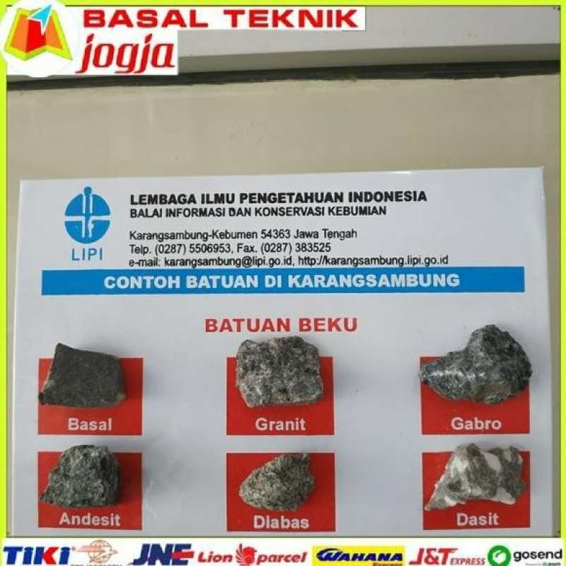 Jual Alat Peraga Geografi Geologi Contoh Batu Batuan Karangsambung ...