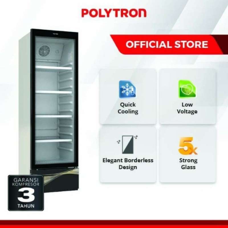 Jual Polytron Showcase Cooler 4 Rak Scn-237/ Kulkas Display Scn237 Di ...