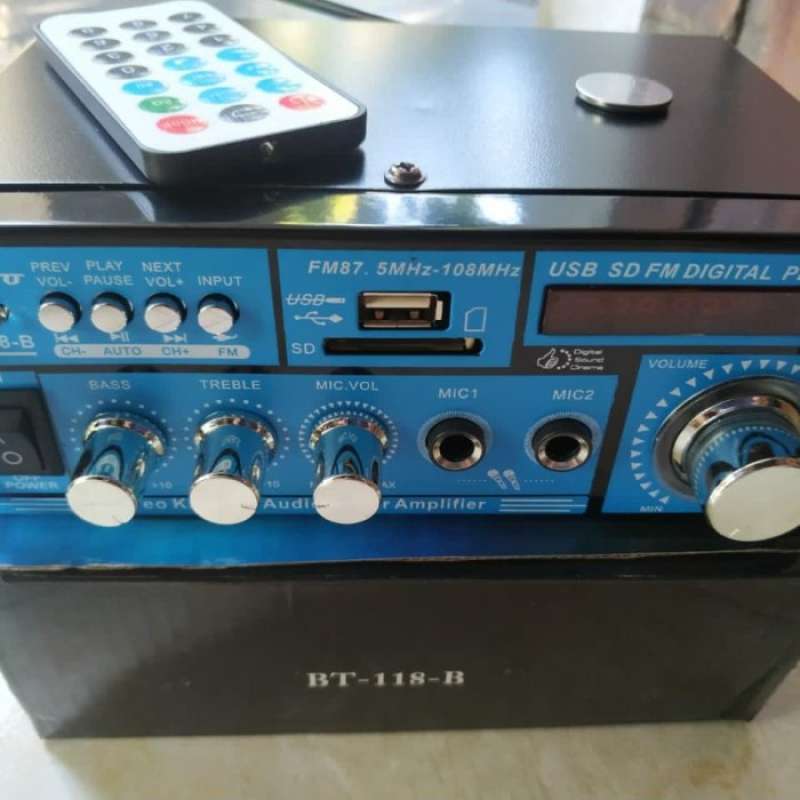 Promo Amplifier Mini Betavo Bt 188 B Bluetooth Usb Jack Mic Karaoke ...