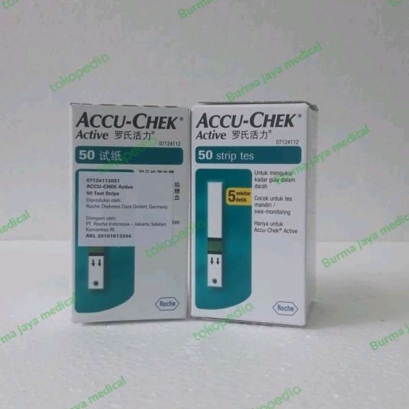 Promo Strip Acu-check Active Gula Darah / Refill Glucose Acu-chek Aktif ...
