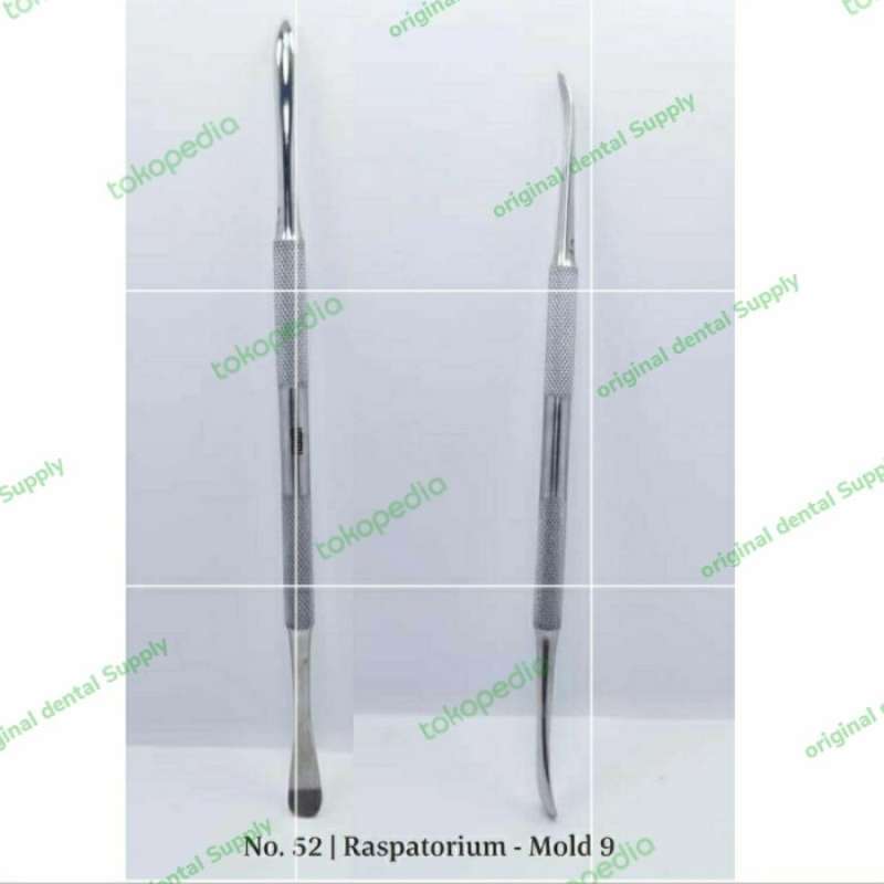 Promo Raspatorium Mold 9 Dental Instrument 2 Sisi Stainless Steel Merc ...