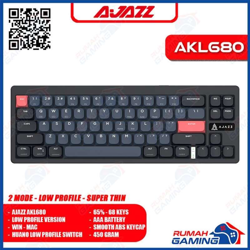 Jual Mechanical Keyboard - Ajazz Akl680 - 65% - 68 Keys - Low Profile ...