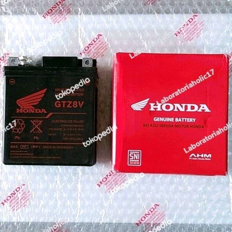 Promo Accu Battery Aki Gs-gtz8v Original Honda Cbr250rr 31500-k64-n01 ...