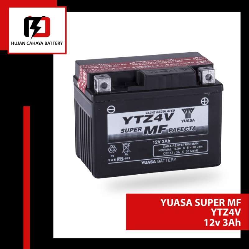 Promo Aki Motor Yamaha Jupiter New Z / Mx 135 / Byson / Yuasa Ytz4v Mf Diskon 33% Di Seller Bumi ...