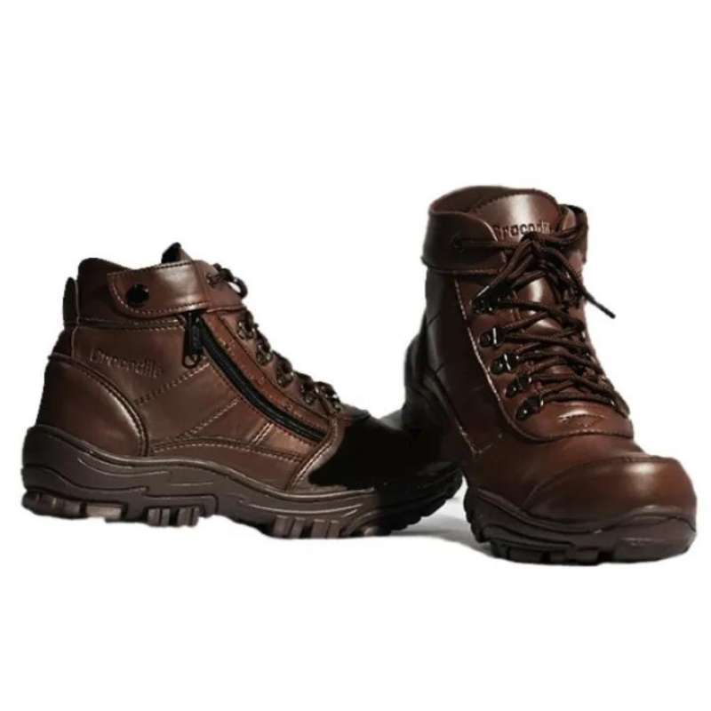 Jual Sepatu Safety Boots Pria Septy Ujung Besi Kerja Proyek Lapangan ...