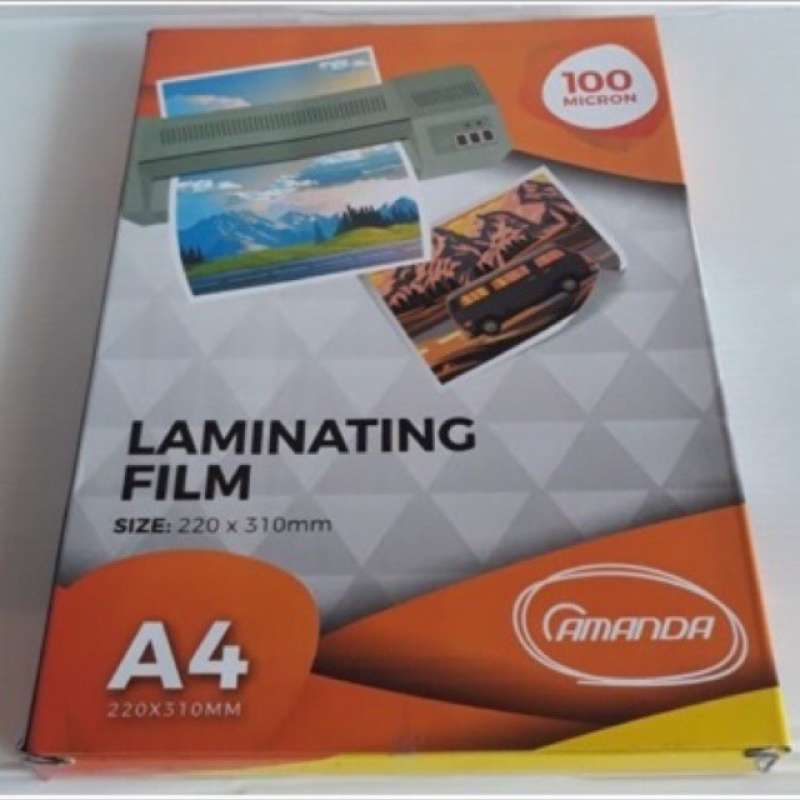 Jual Sampul Buku -) Plastik Laminating A4 / Laminating A4 Amanda 100 Mi L40 Di Seller Velvet ...