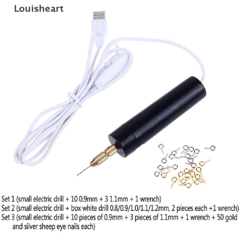 Jual Lhid Set Pen Bor Elektrik Mini Genggam Tangan Alat Ukir Craft Kayu ...