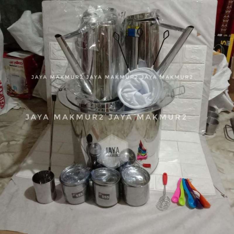 Promo Dandang Uap Tea Set 3 Lobang Stainless / Dandang Teh Tarik ... Promo Dandang Uap Tea Set 3 Lobang Stainless / Dandang Teh Tarik ...