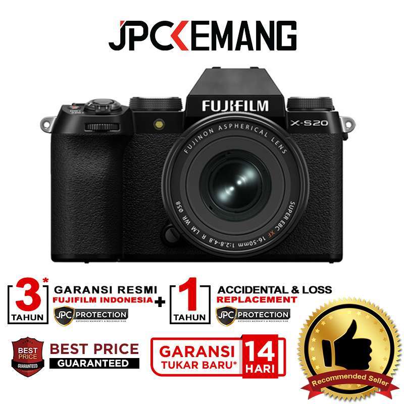 Promo Jpc Kemang Fujifilm Xs20 Kit 16-50mm F2.8-4.8 Fuji X-s20 Xs 20 16-50 Mm Garansi Resmi ...