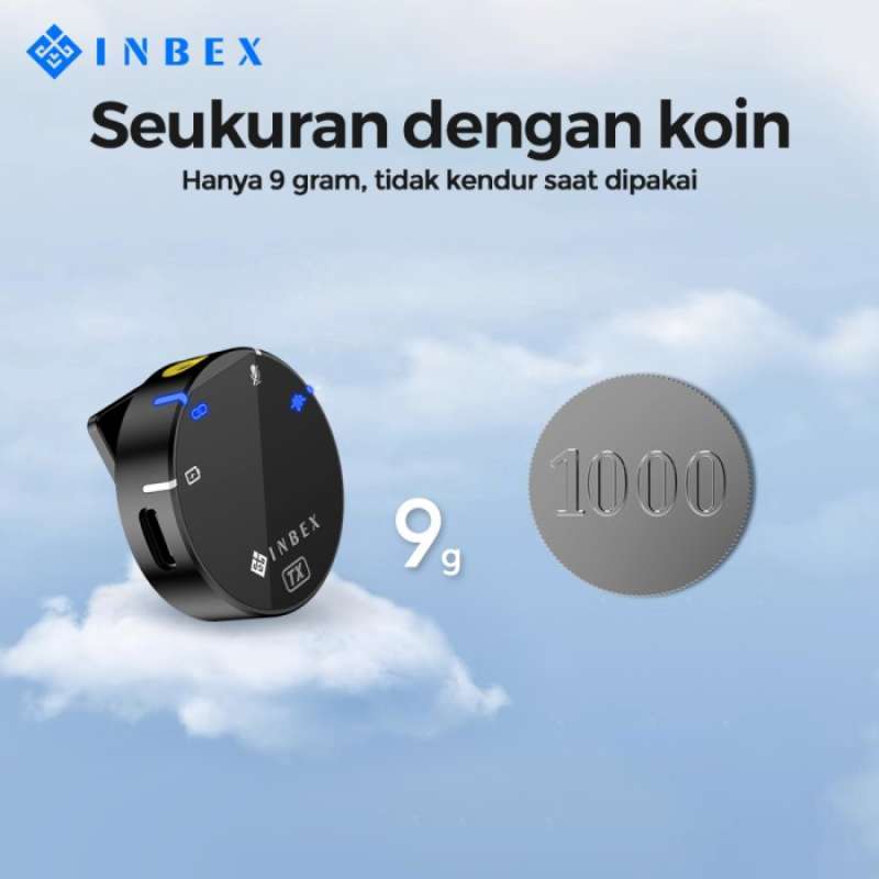 Jual Inbex Im6 Microphone Wireless Clip On Data Display Noise Reduction ...