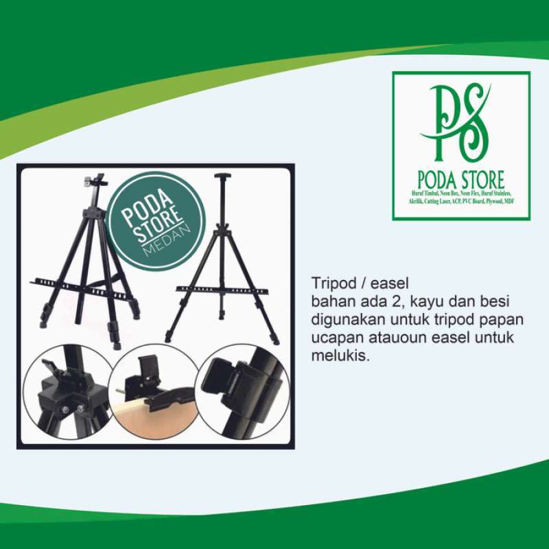 Jual Tripod Stand Foto Weding / Lukisan / Easel Besi Di Seller ...