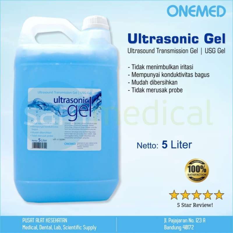 Promo Onemed Ultrasonic Gel / Usg Gel / Ultrasound Gel 5 Liter Diskon ...