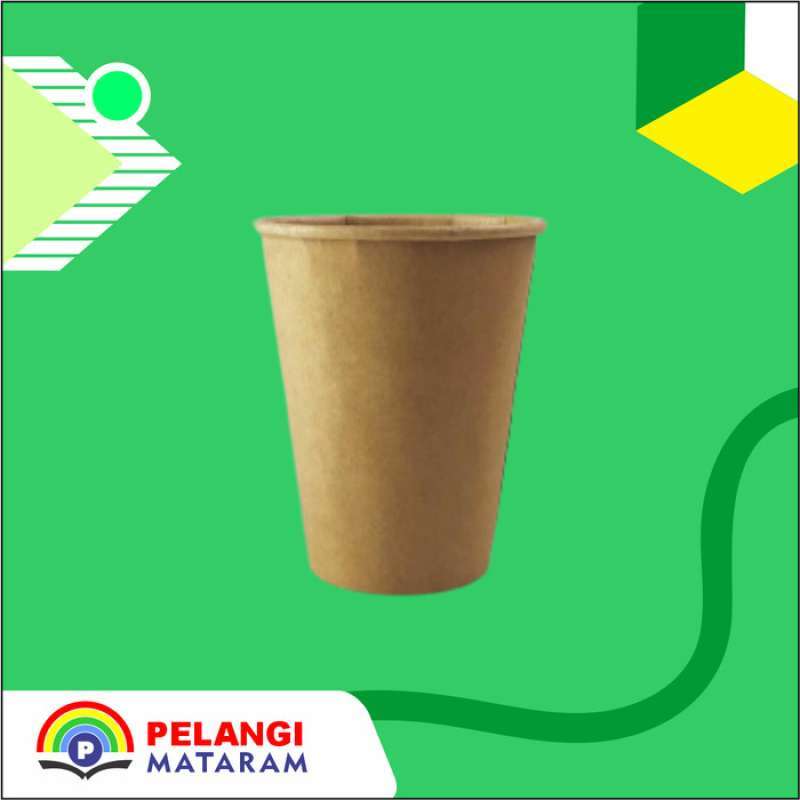 Jual Hot Paper Cup 8 Oz Polos Warna Coklat Gelas Kertas Tahan Panas Di Seller Aghanim ...