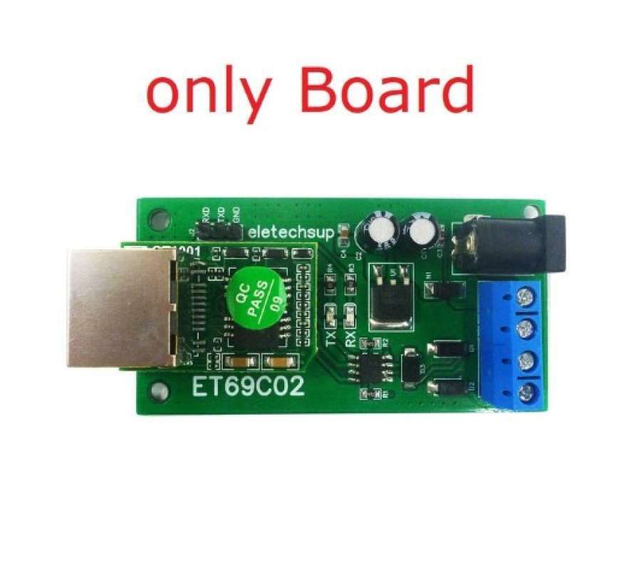 Jual Rj45 To Rs485 Bus Converter For Modbus Rtu Master Slave Tcp Client ...