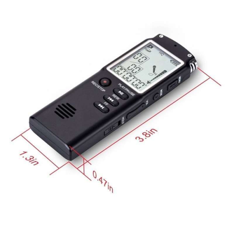 Promo Perekam Suara Digital Voice Recorder 16gb - T60 Diskon 23% Di ...