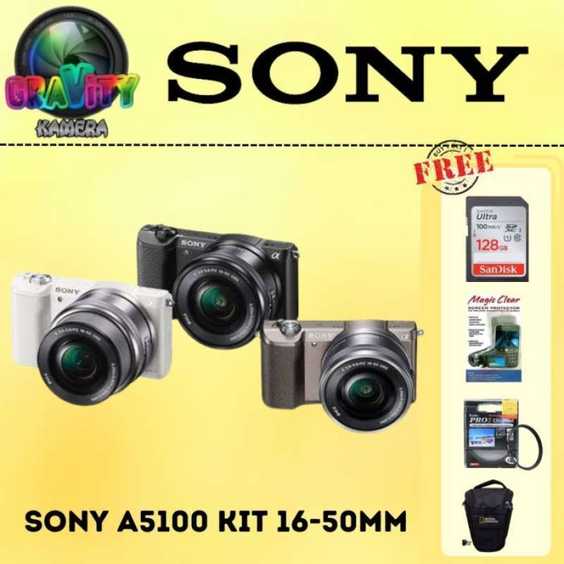 Promo Camera Sony A5100 Kit 16-50mm Diskon 23% Di Seller Ryoma Store ...