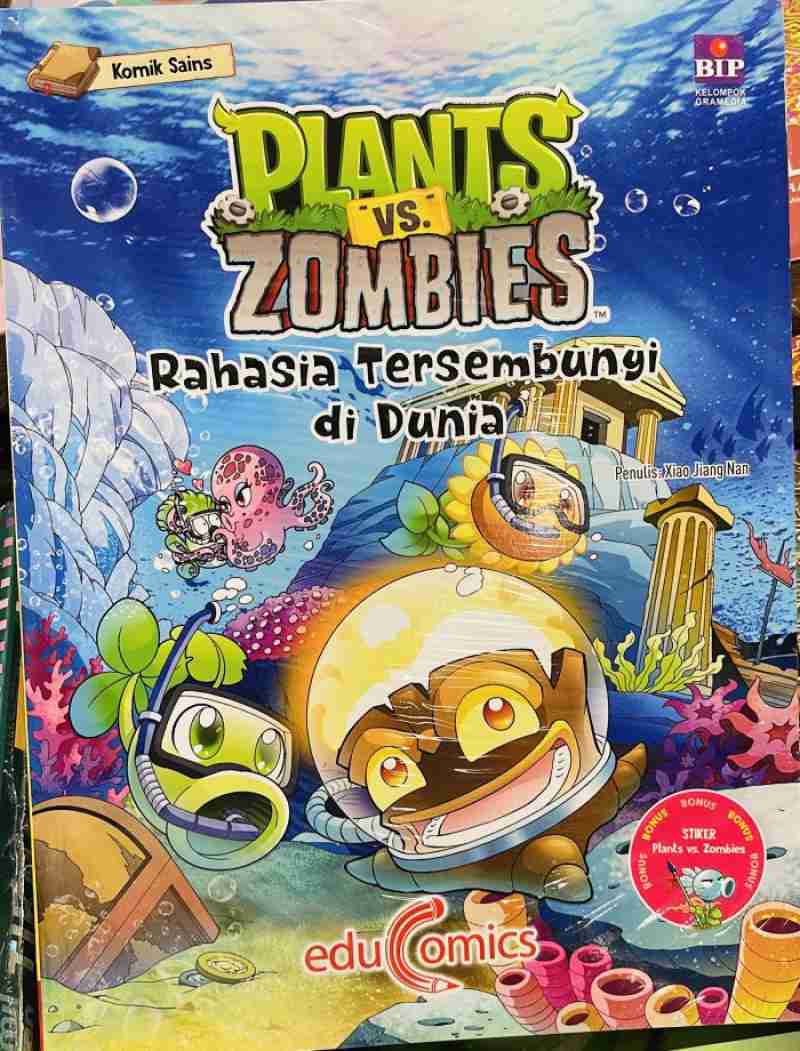 Promo Ori Buku Komik Plants Vs Zombies Rahasia Tersembunyi Di Dunia ...
