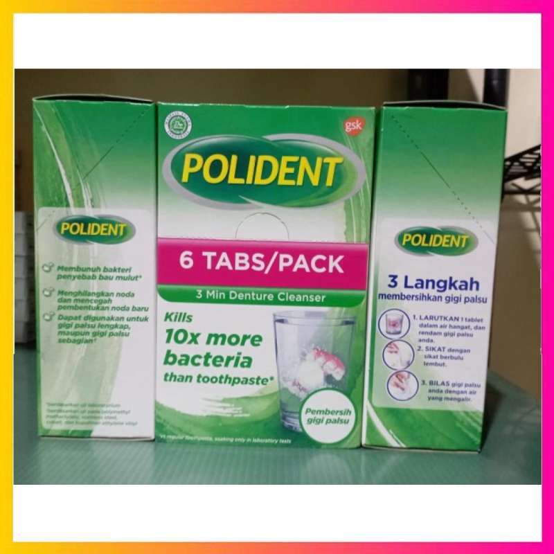 Jual Polident Cleanser 72 Tablet Di Seller Pro-id - Cengkareng Timur ...