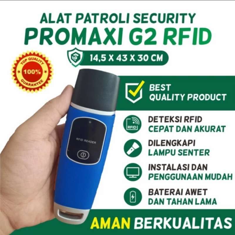 Promo Promaxi Patrol Guard G2 Rfid - Security Control / Mobile Time ...