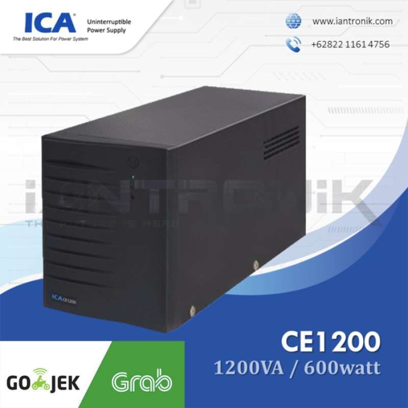 Promo Ups Ica Ce 1200 (1200va/600watt) Dc 24v Garansi Resmi 1 Thn Diskon 23% Di Seller Scrollbox ...