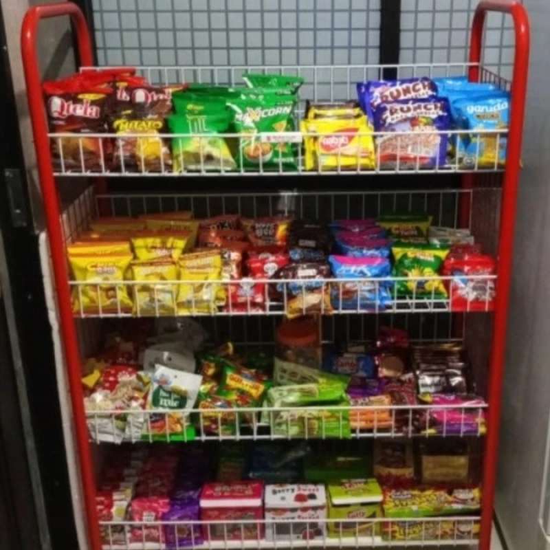 Promo Rak Serbaguna Jumbo Rak Besi Display Snack 4 Susun Master ...