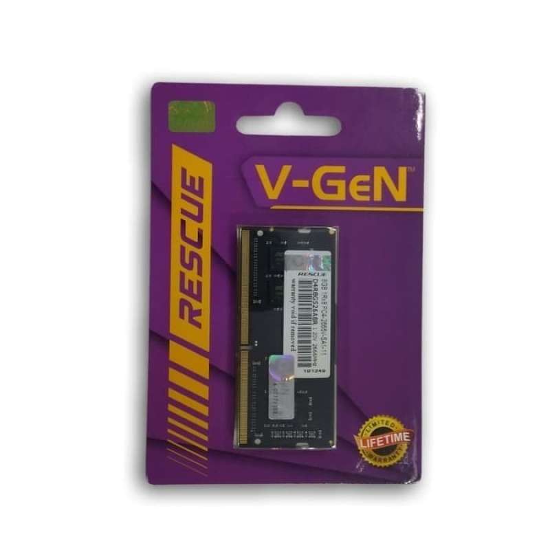 Promo Ram Vgen Ddr4 8gb Pc21300 2666mhz V-gen Memory Laptop Sodimm ...